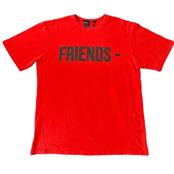 VLONE | Shirts | Vlone Friends Red Black Tshirt | Poshmark